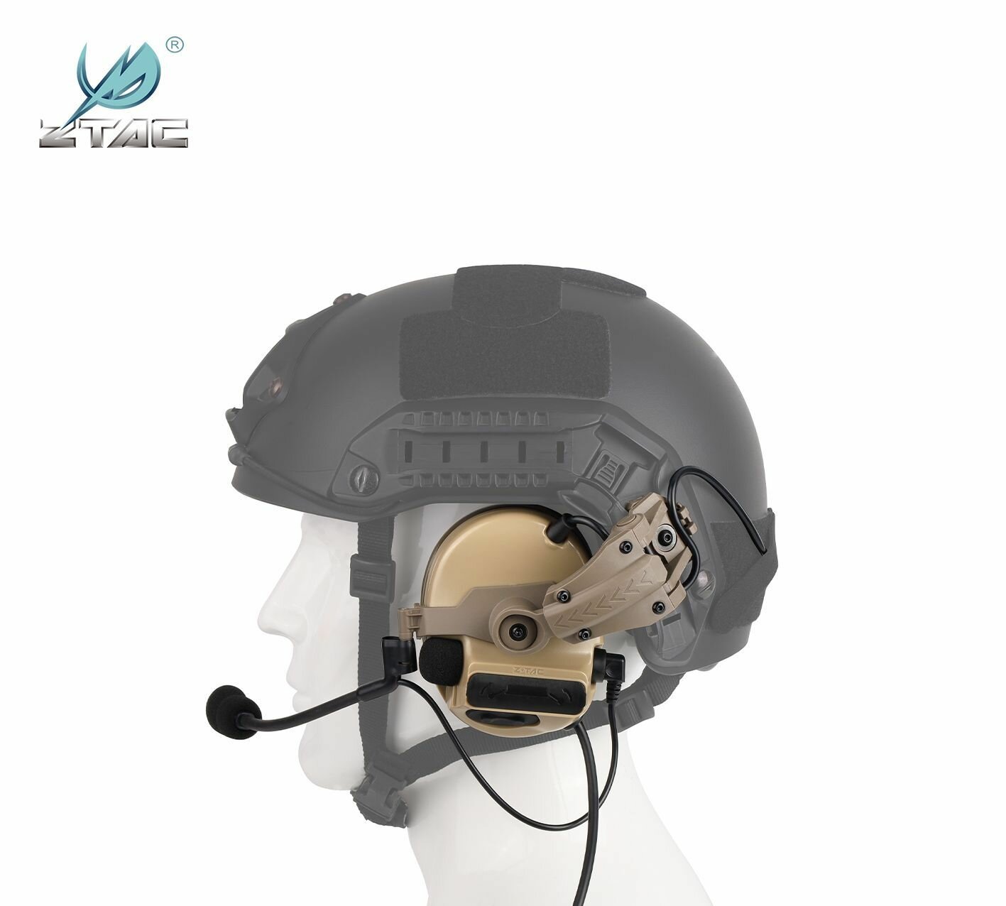 Z-TAC Comtac III ARC Активная наушники для шлема (Z173) с комплектом 2 PIN (Z113) U94 PTT