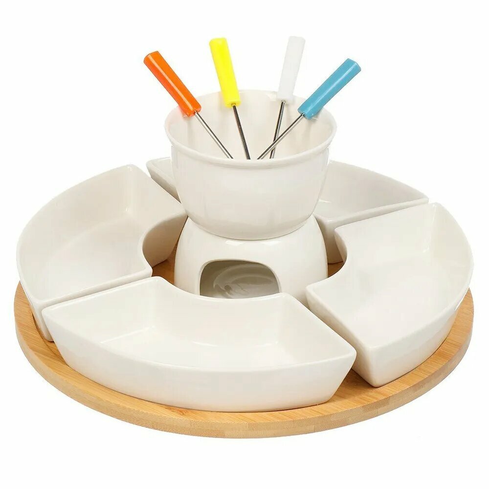 Набор для фондю, чаша: 10.5 см, 0.44 л, количество персон: 4