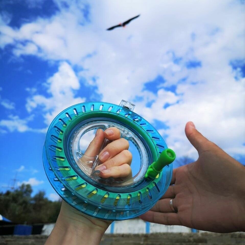 Катушка для воздушного змея 15 см, катушка управления воздушным змеем, леер-1