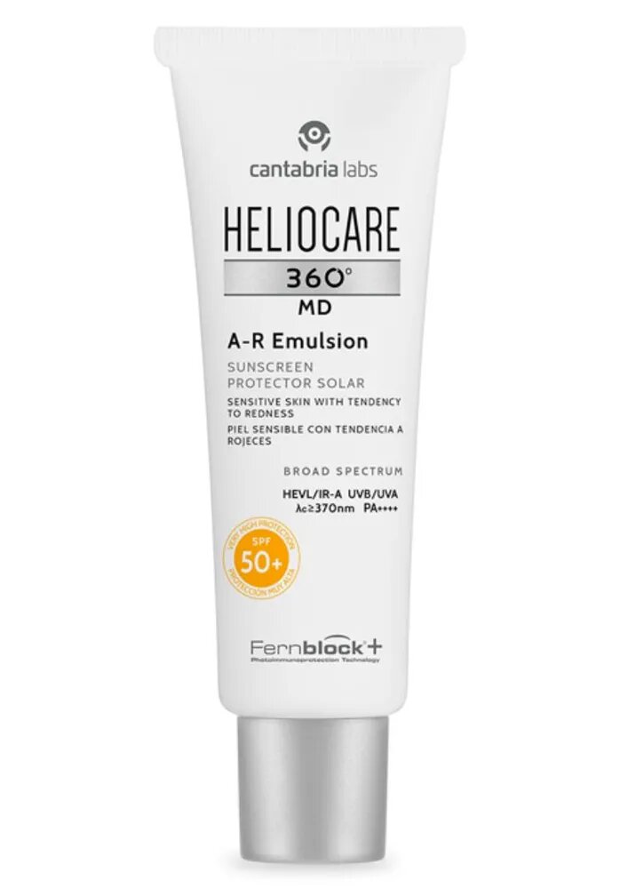 Солнцезащитная эмульсия для лица с SPF 50+ 50 мл Heliocare 360 MD A-R Emulsion SPA 50+ Cantabria Labs / Кантабрия Лабс