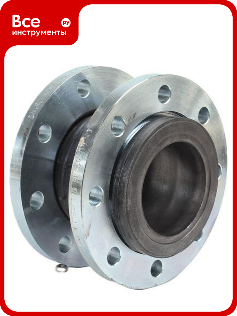 Компенсатор резиновый DN.ru Ду40 Ру10 NBR фланцевый D140-01092