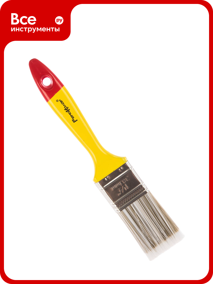 Флейцевая кисть 1.5" РемоКолор Канекарон 01-1-615