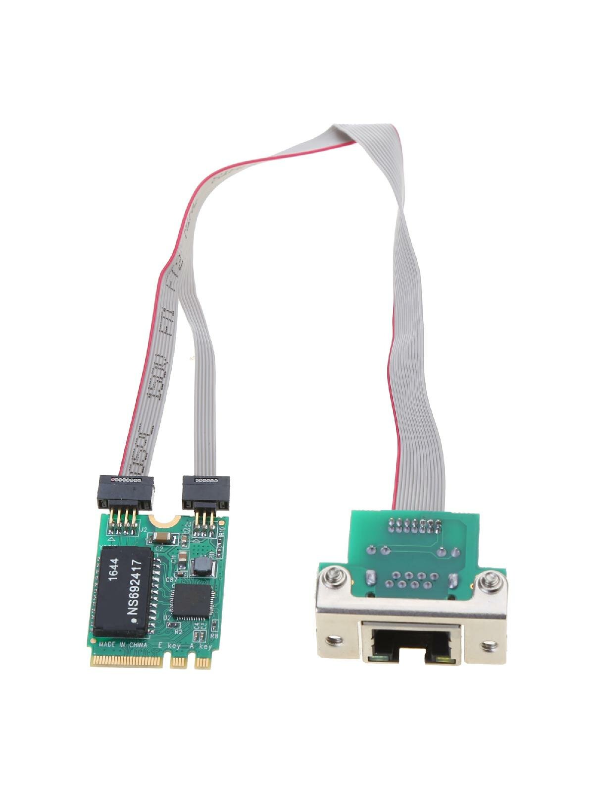M.2 To 1000M Networking Card MINI PCIE Rj45 Networking Adapters Mini Half-height PCIE 1000Mbps RTL8111F Chip