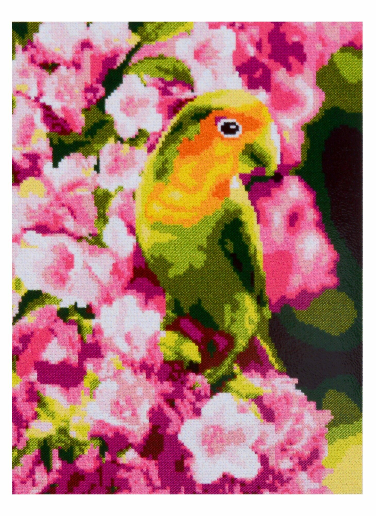 Набор для творчества. Алмазная мозаика "Весенний попугайчик", 30х40 см