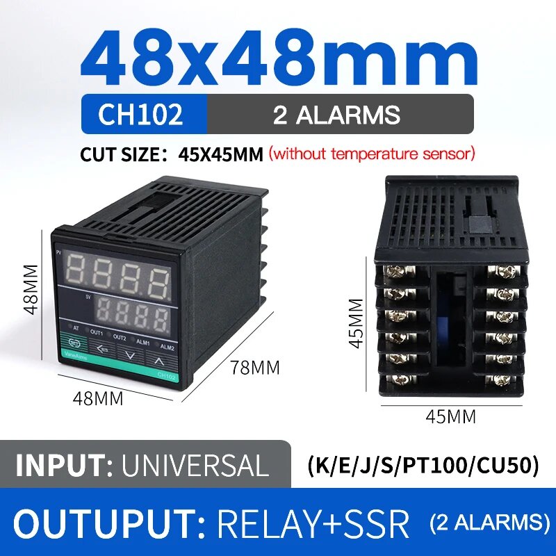 Цифровой терморегулятор VaneAims CH402/CH102/CH702/CH902