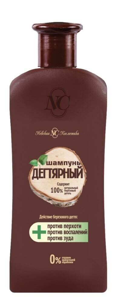 Невская косметика шампунь для волос дегтярный 400МЛ