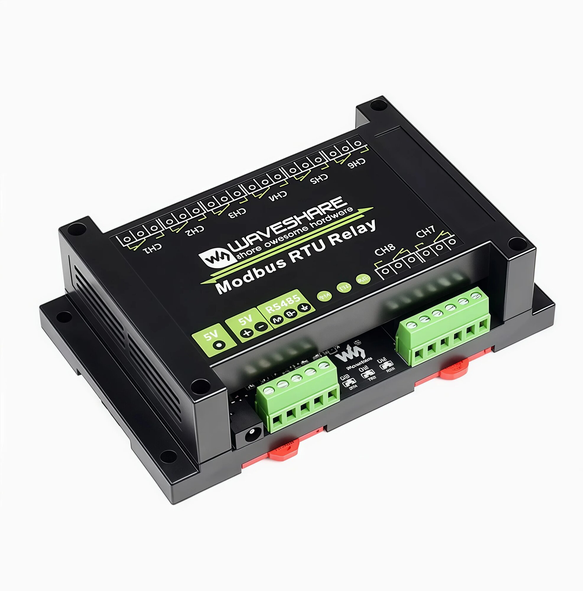 Waveshare Industrial Modbus RTU Relay Module — фото 1