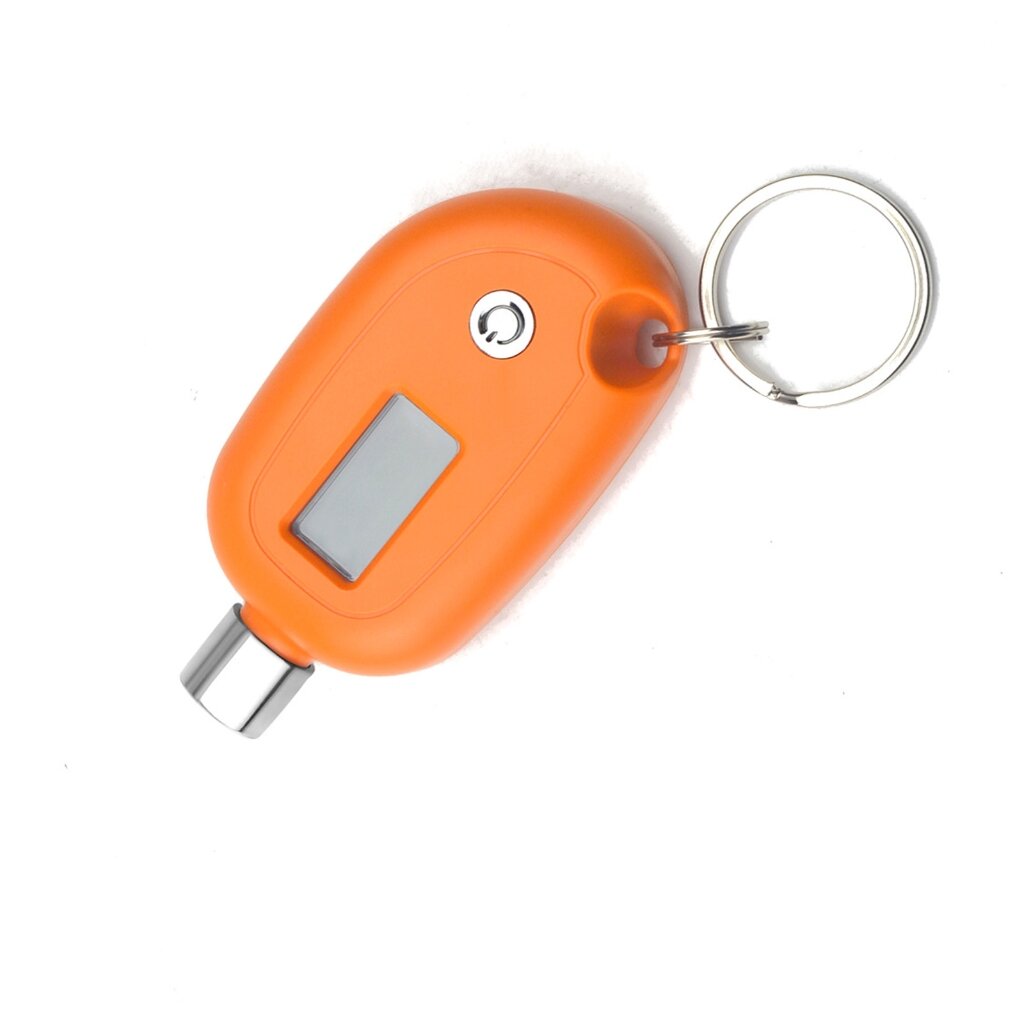 Электронный цифровой датчик давления в шинах-оранжево-красный