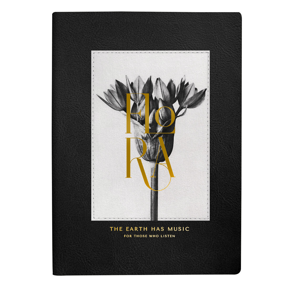 Ежедневник, датированный 2026, Infolio, 140x200 мм, 352 стр, интегральный переплет, Herbarium, черный