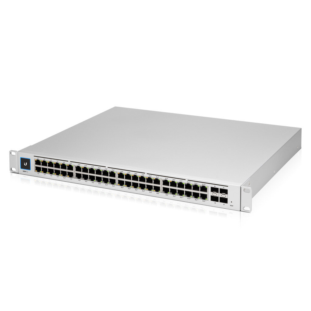 Коммутатор UBIQUITI 48PORT 1000M 4SFP POE USW-48-POE