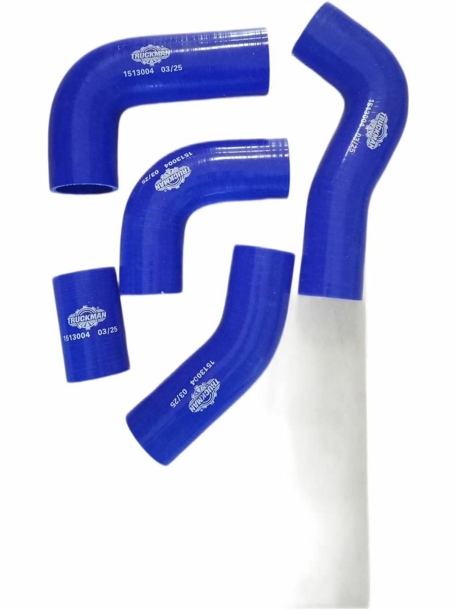 Патрубки радиатора силиконовые Евро-2 ГАЗ-3302 дв. ЗМЗ-406 комплект 5шт, TRUCKMAN