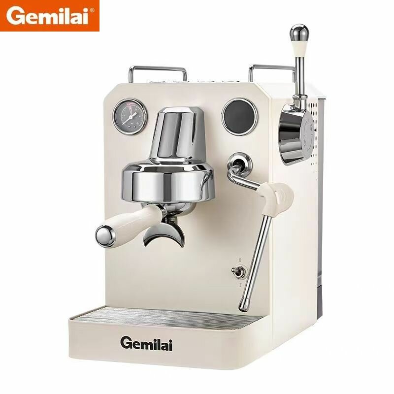 Профессиональная кофемашина Gemilai 3006H, цвет слоновой кости