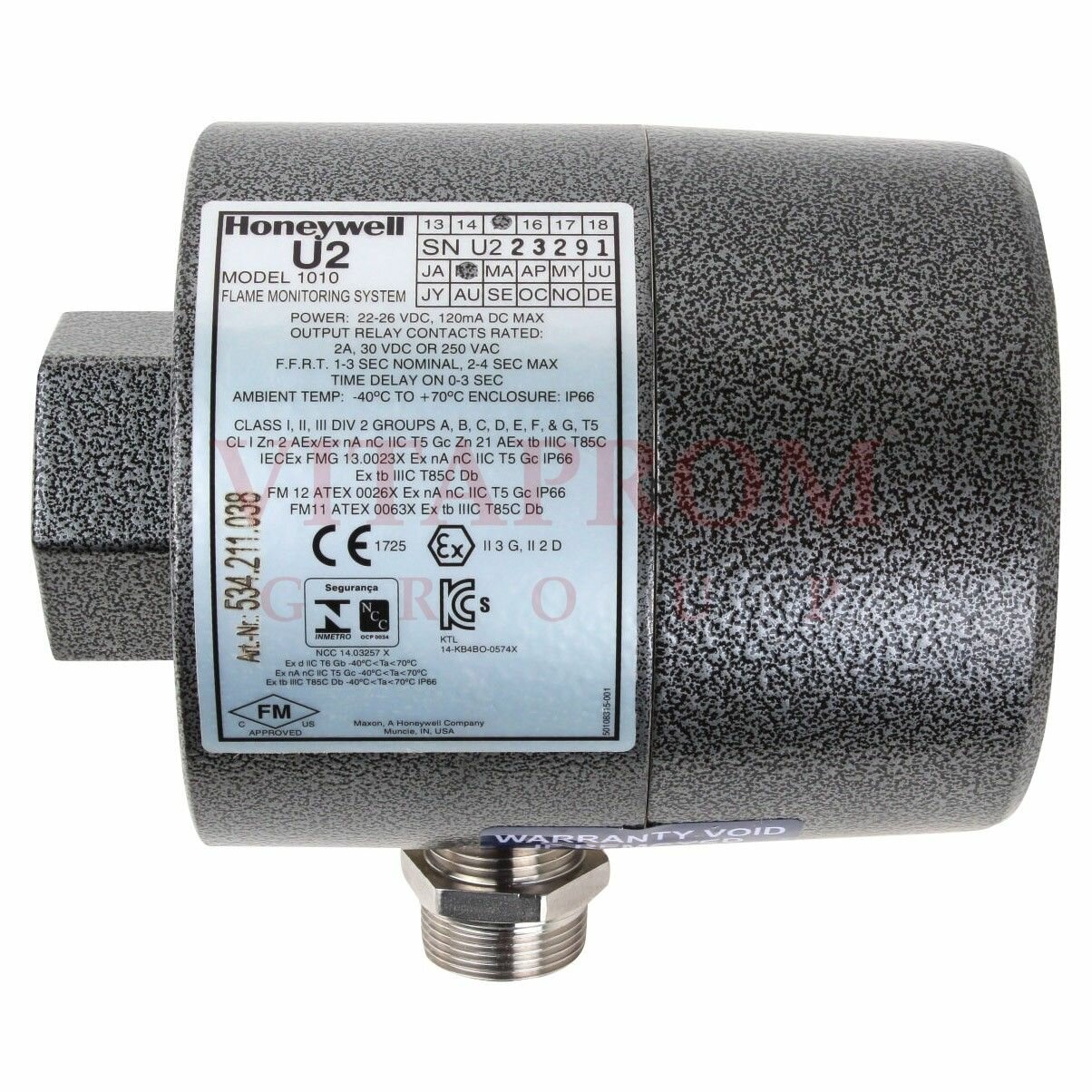 Датчик контроля пламени Honeywell U2-1010
