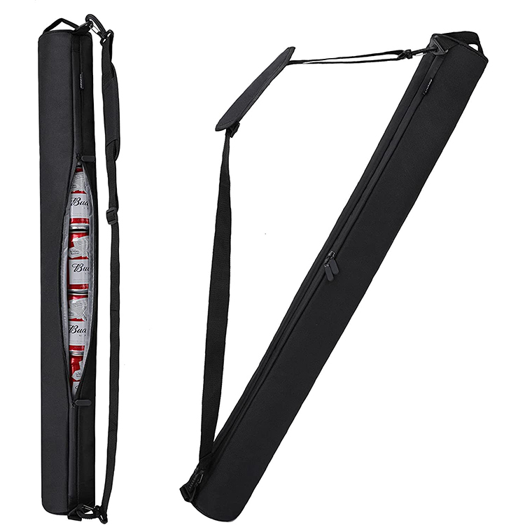 Холодильник для гольф-сумки на 7 банок, утепленная обложка для гольф-сумки, подходит для большинства стилей и типов гольф-сумок, поддерживает низкую температуру canned напитков на гольф-поле, аксессуары для гольфа для мужчин/женщин, модель 7can tube