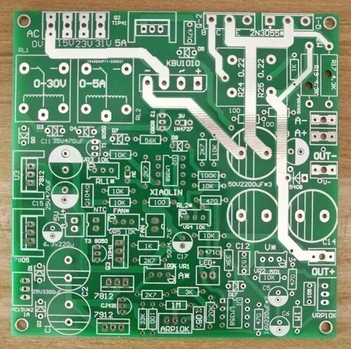 Источник питания регулируемый 0-30В 0-5А, Цвет: PCB board