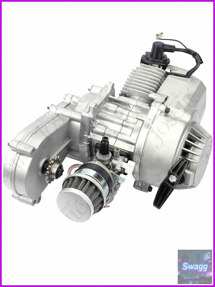 Держатель двигателя для детского квадроцикла 49cc 2Т Y163 O281 серебристый белый гарантия 1 год