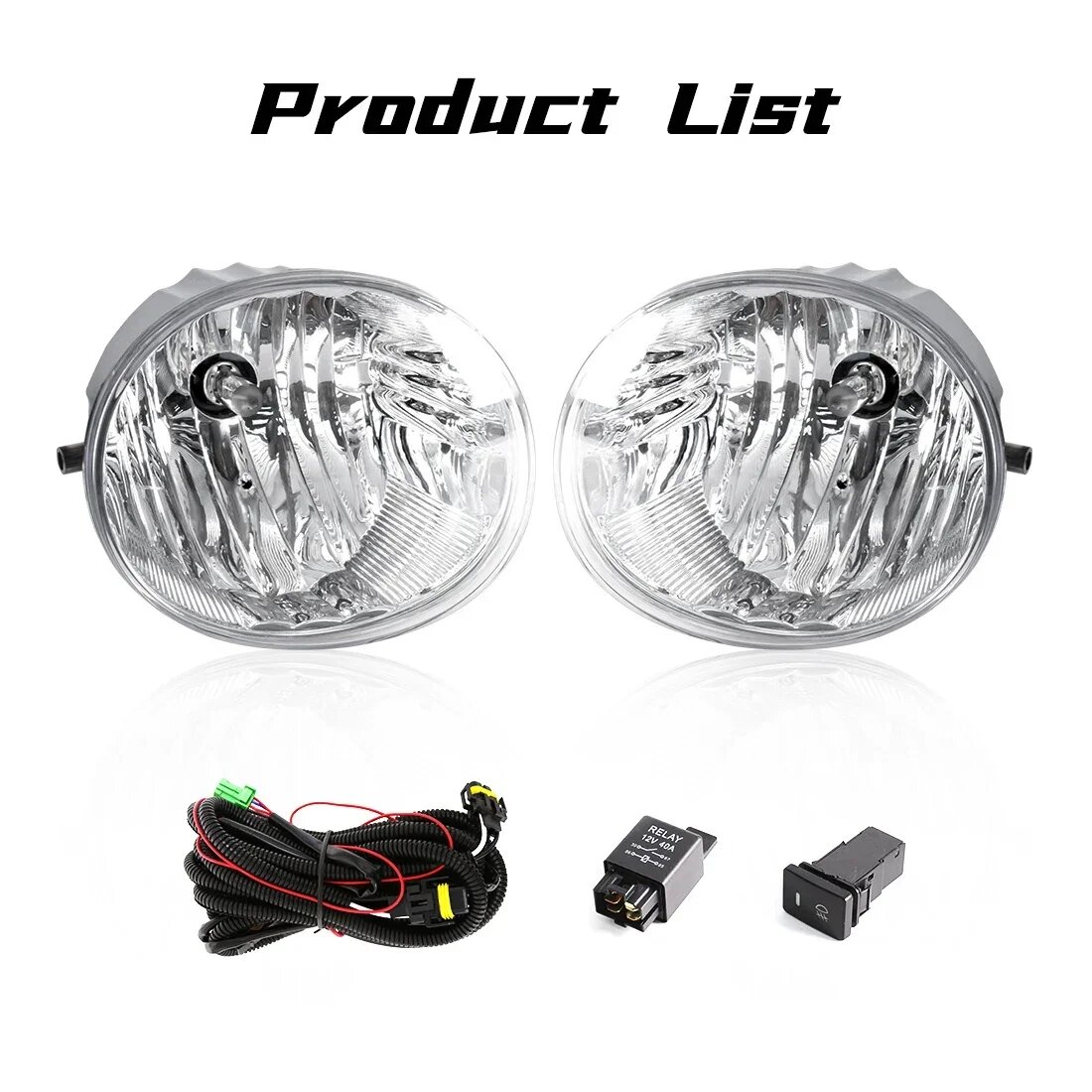 Автомобильная противотуманная фара для Toyota Rav4 2004 2005 для Hilux 2005-2004 4 Runner Аксессуары 12 В 2006-2009 Для Lexus ES330 2005 2006 Автомобиль