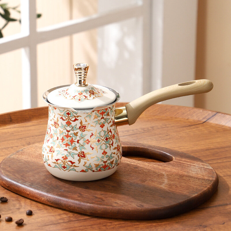 Кофейник из нержавеющей стали, турецкий кофейник, молочная чашка, трансграничные поставки, 1 шт. кофейник, чайник, чашка для шоколада, масла, молока