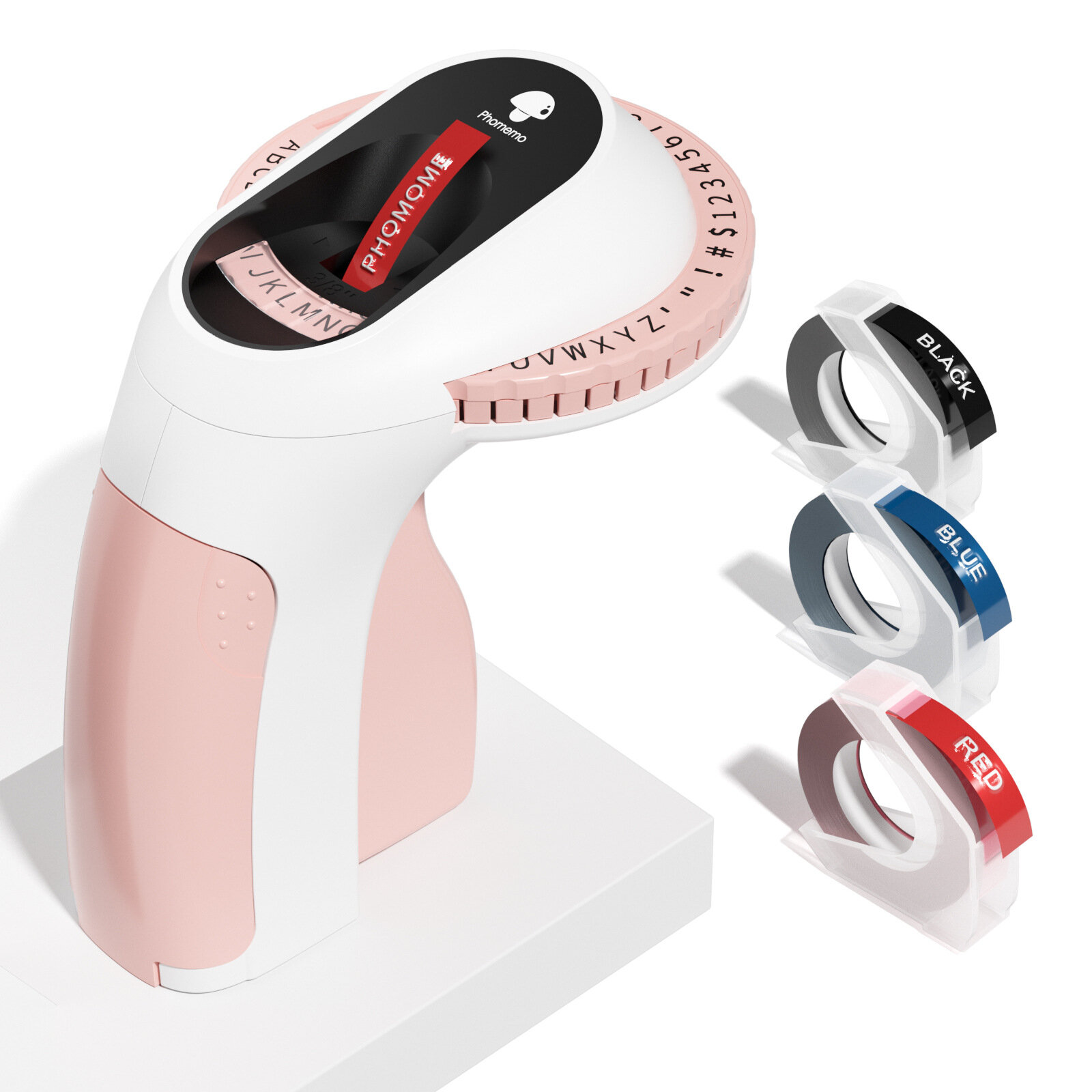 Ручной принтер Xiaomi E975 Pink, матричный, с 3 катушками расходных материалов