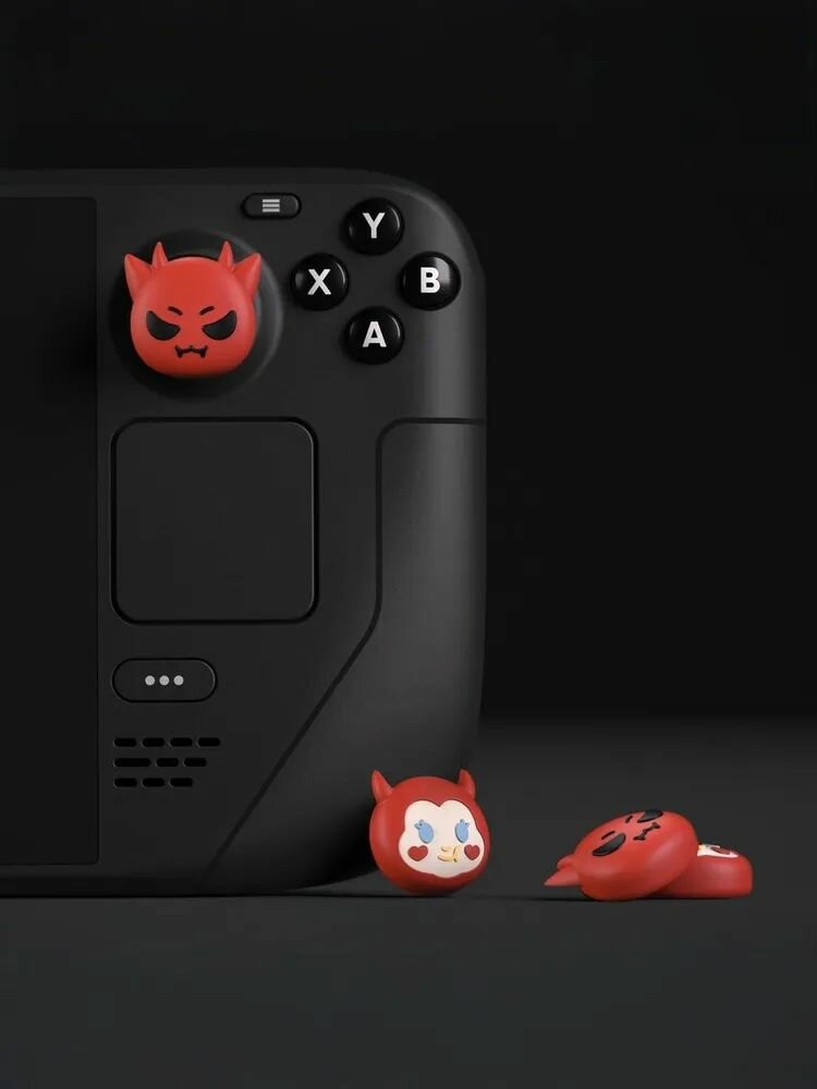 Силиконовые накладки на стики для Steam Deck LCD/OLED, Little Devils (Halloween)