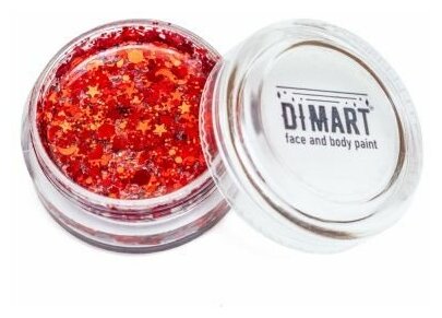 Крем-блёстки DIMART 10гр. "Чешуя дракона"