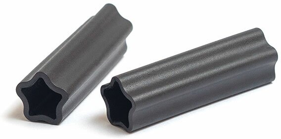 Силиконовый защитный колпачок для инструментов Звездочка черный (2 шт./уп) TNL