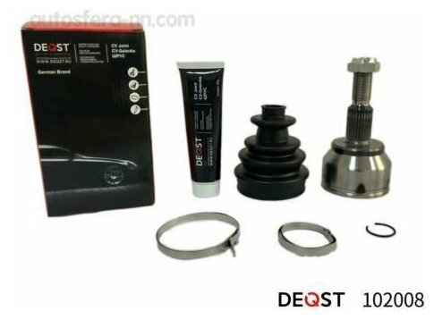 DEQST 102008 ШРУС наружний FORD FOCUS III 04.11-