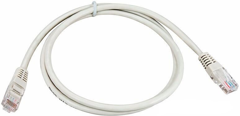 Набор Патч-корд Rexant, UTP, CAT 5e, литой, 2 м, серый {18-1005} (5 шт)