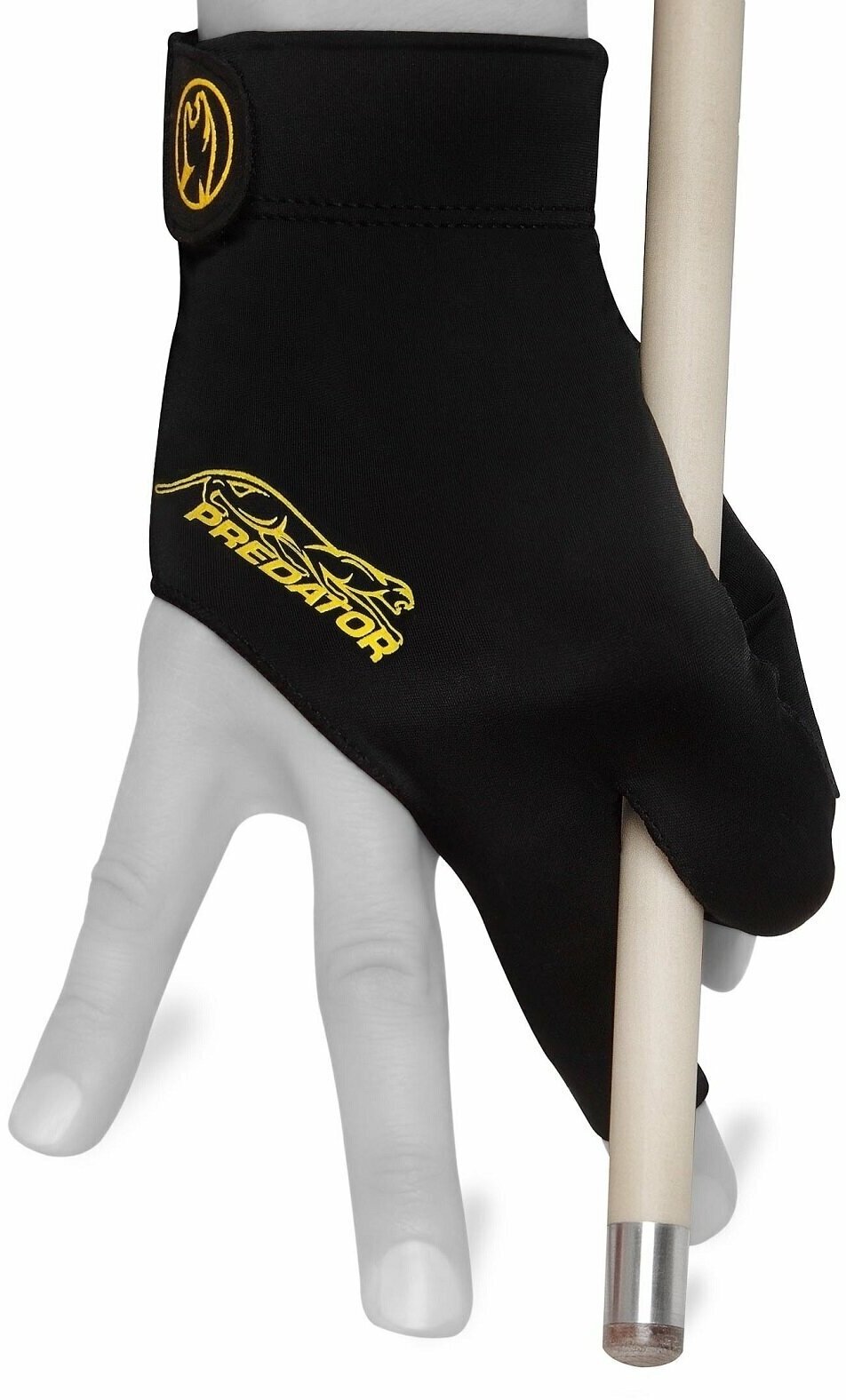 Перчатка для бильярда Predator Second Skin Black/Yellow правая XXS, 1 шт.