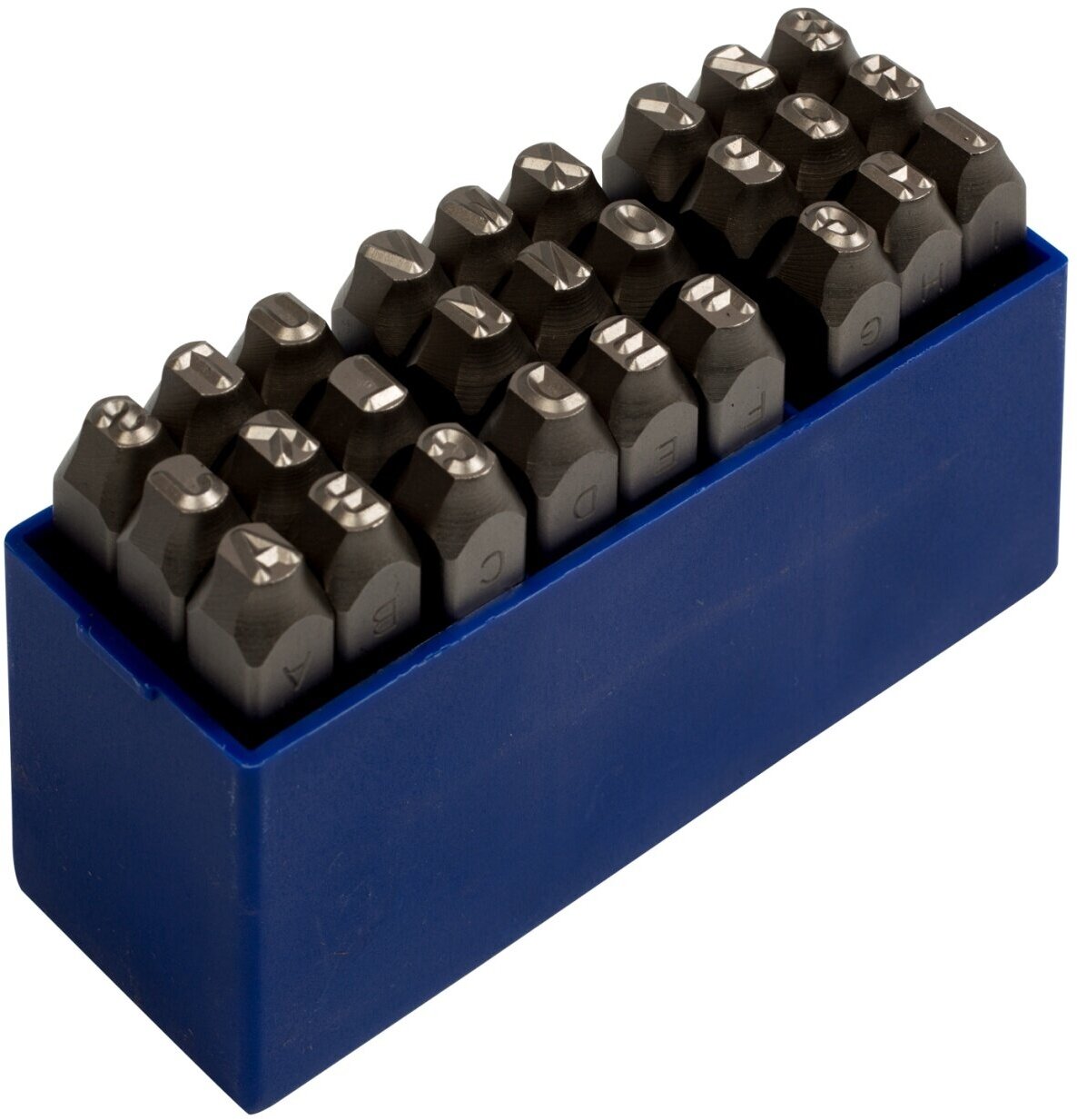 KING TONY Набор ударных клейм 5 мм, буквы-латиница, 27 предметов, хвостовик HRC 40 11527SQ05