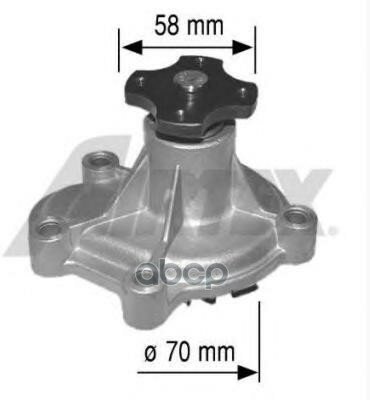 Помпа водяная opel vectra b 1.7 td Airtex арт. 1550