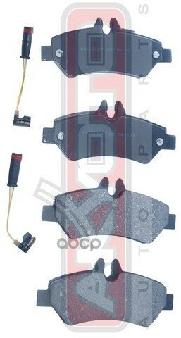 Колодки тормозные дисковые задние с датчиком AKYOTO арт. AKD-0697