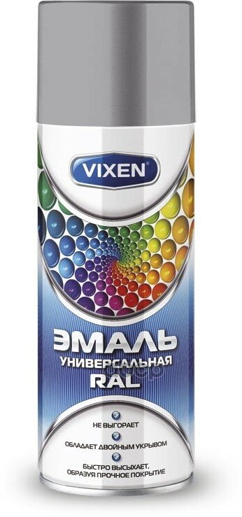 Эмаль универсальная RAL, серый (RAL 7040), аэрозоль 520 мл VIXEN VX17040 Vixen арт. VX17040