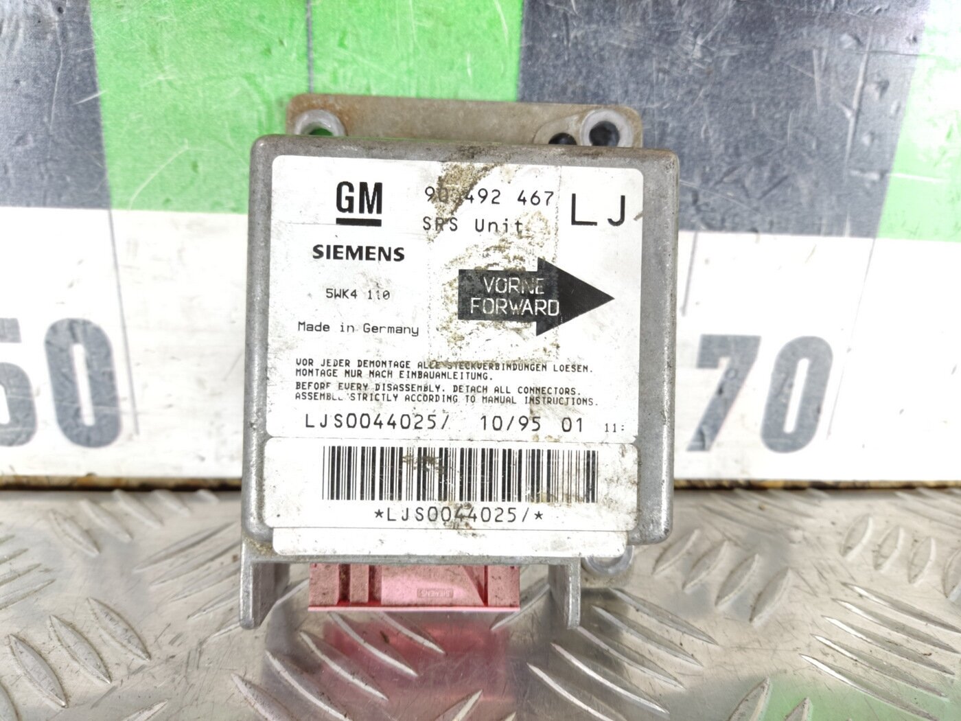 Блок управления Air Bag OPEL Omega B 90492467