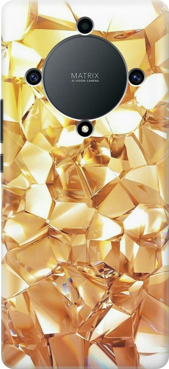 Силиконовый чехол Янтарные камни на Honor X9a / Magic5 Lite / Хонор Х9А / Мэджик 5 Лайт