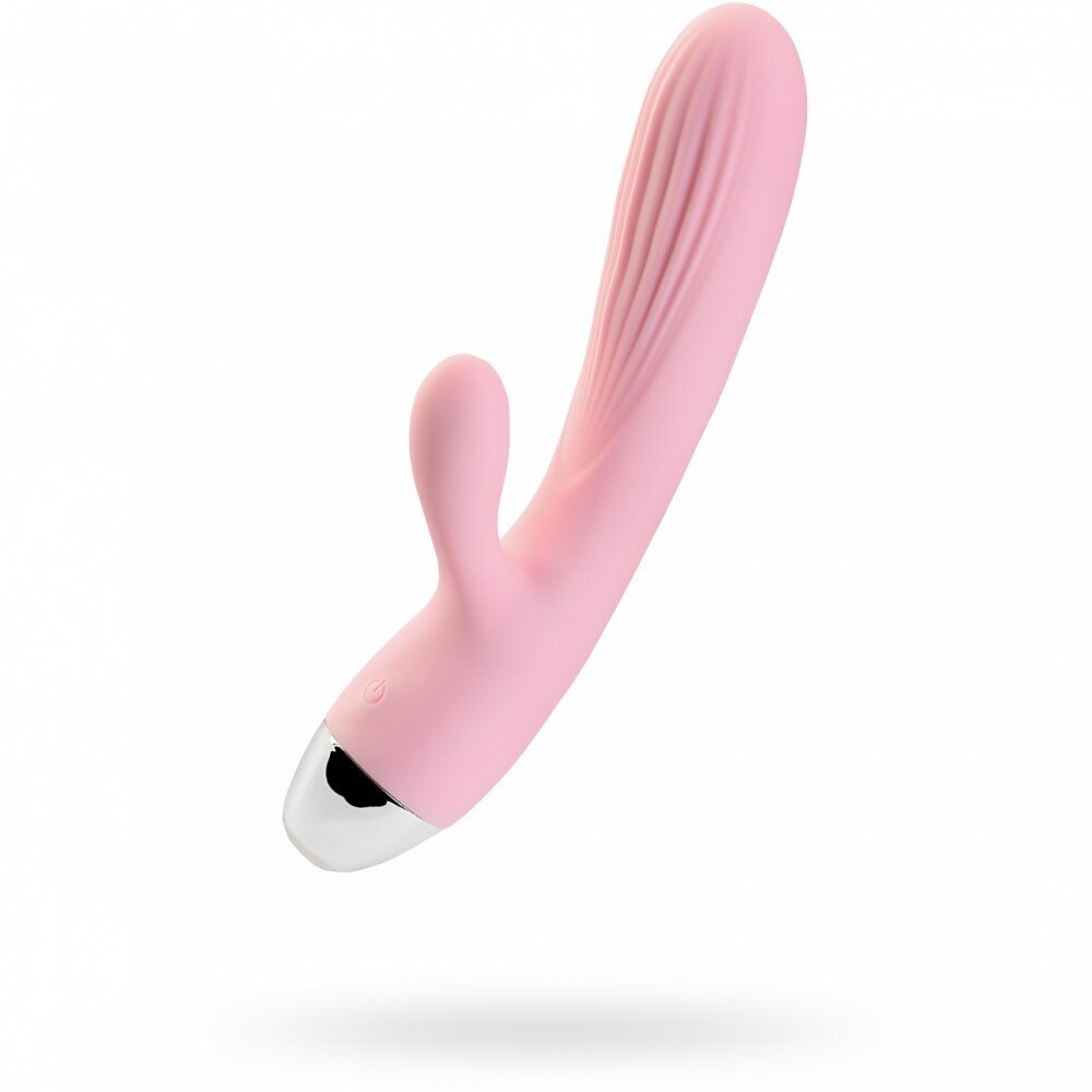 Пульсатор и вибратор с функцией подогрева JOS MILLY 20см, розовый