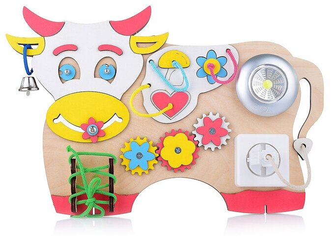 Бизиборд "Коровка"