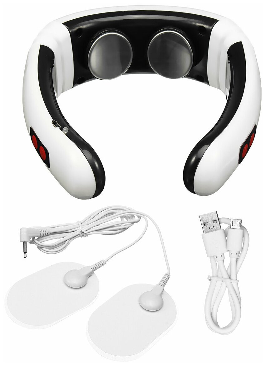 Миостимулятор микротоковый. Электрический массажер для мышц шеи, спины, ног и рук тонизирующий с расслабляющим эффектом. Импульсный прибор. электромассажер. Loloki