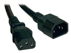 Шнур питания ITK PC-C13C14-5M C13-С14 проводник:3x1.5мм2 5м 230В 10А (упак:1шт) черный