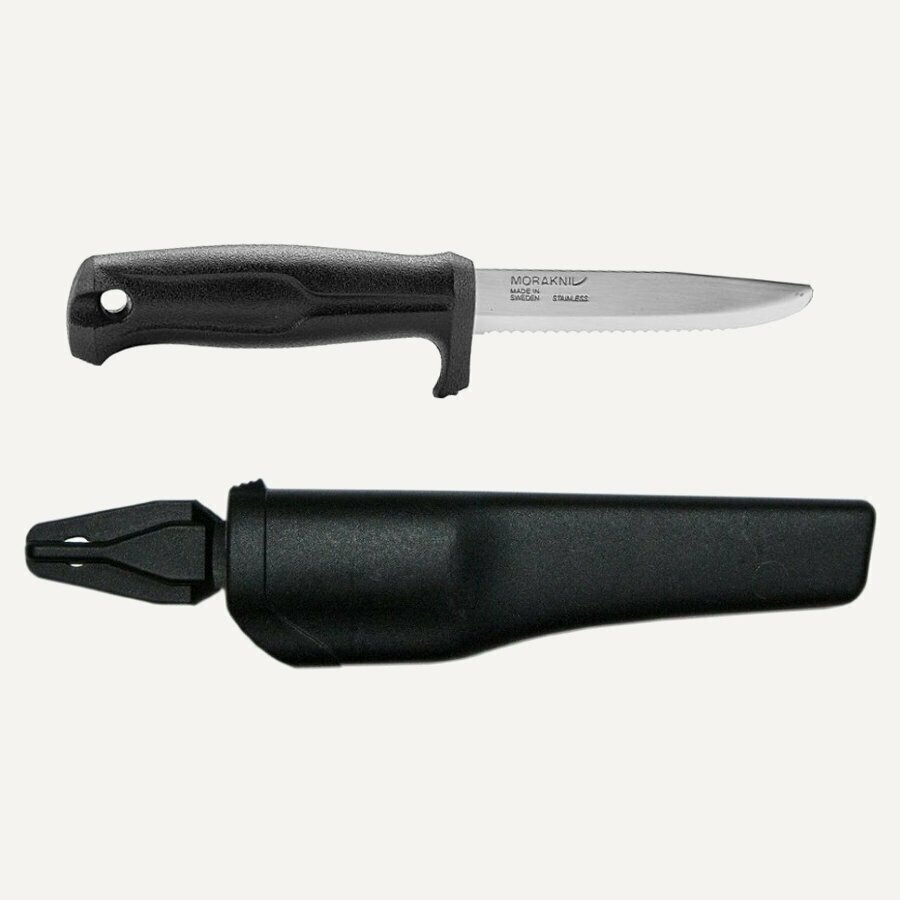 Morakniv Нож Morakniv Marine Rescue 541, Serrated S черный, нержавеющая сталь