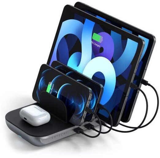 Зарядная док-станция Satechi Dock5 Multi-Device Charging Station (ST-WCS5PM-EU)