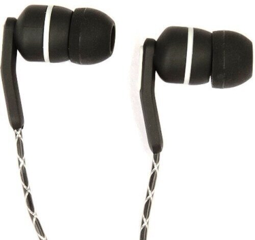 Наушники вкладыши с микрофоном гарнитура для смартфона Диалог F-15 black штекер 3.5мм - 1м чёрные