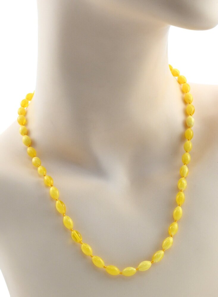 Бусы, янтарь