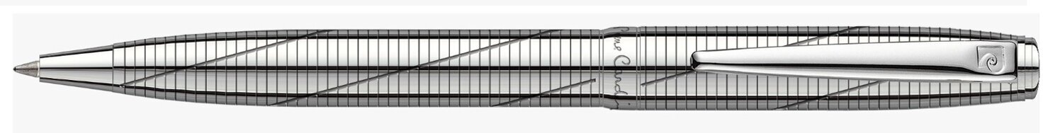 Ручка шариковая Pierre Cardin LEO 750. Цвет - серебристый. Подарочная упаковка