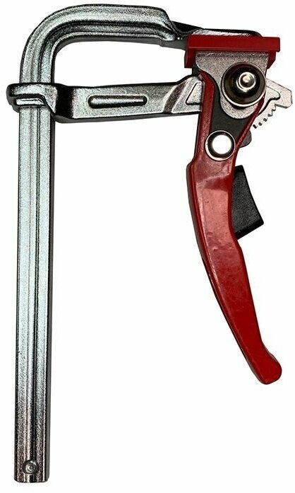 Струбцина кованная F-тип 160х80мм c рычажной рукояткой