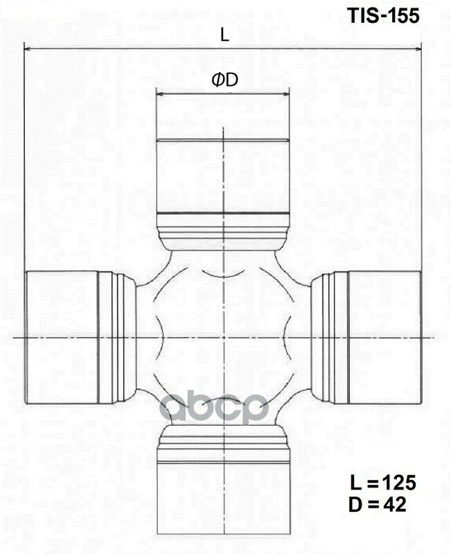 Крестовина карданного вала TOYO TOYO арт. TIS155