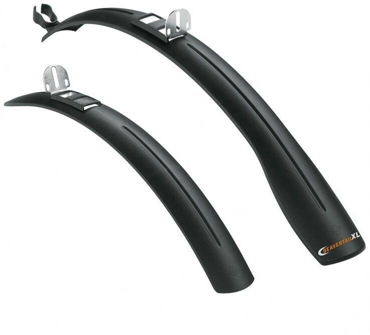 Крылья велосипедные пластиковые SKS-10101 Beavertail XL-Set, 26-28", черные, (Германия)