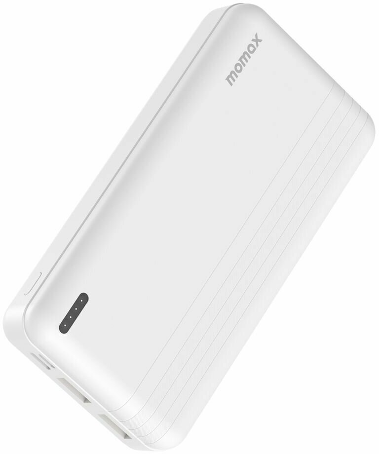 Внешний аккумулятор для телефона Momax iPower PD 2, Power Bank 20000mAh, быстрая зарядка PD3.0 20 Вт - Белый (IP78W)
