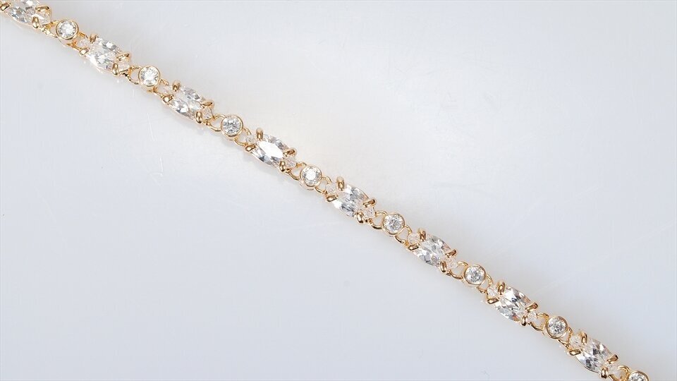 Плетеный браслет, хрусталь