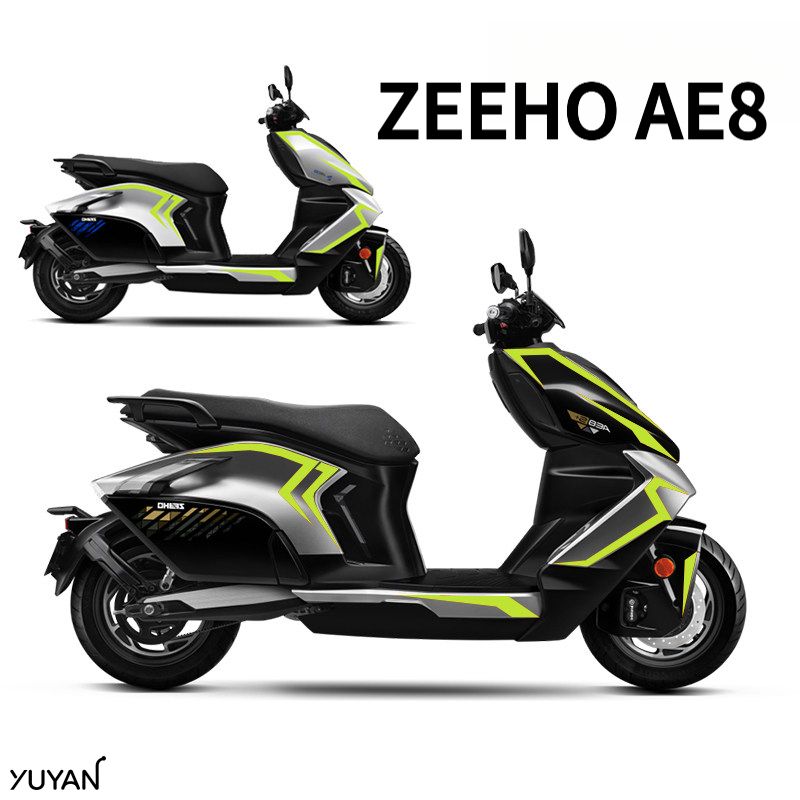 Комплект наклеек / графики (одноцветный / цветной дизайн) для ZEEHO AE8 (кастомный декор).